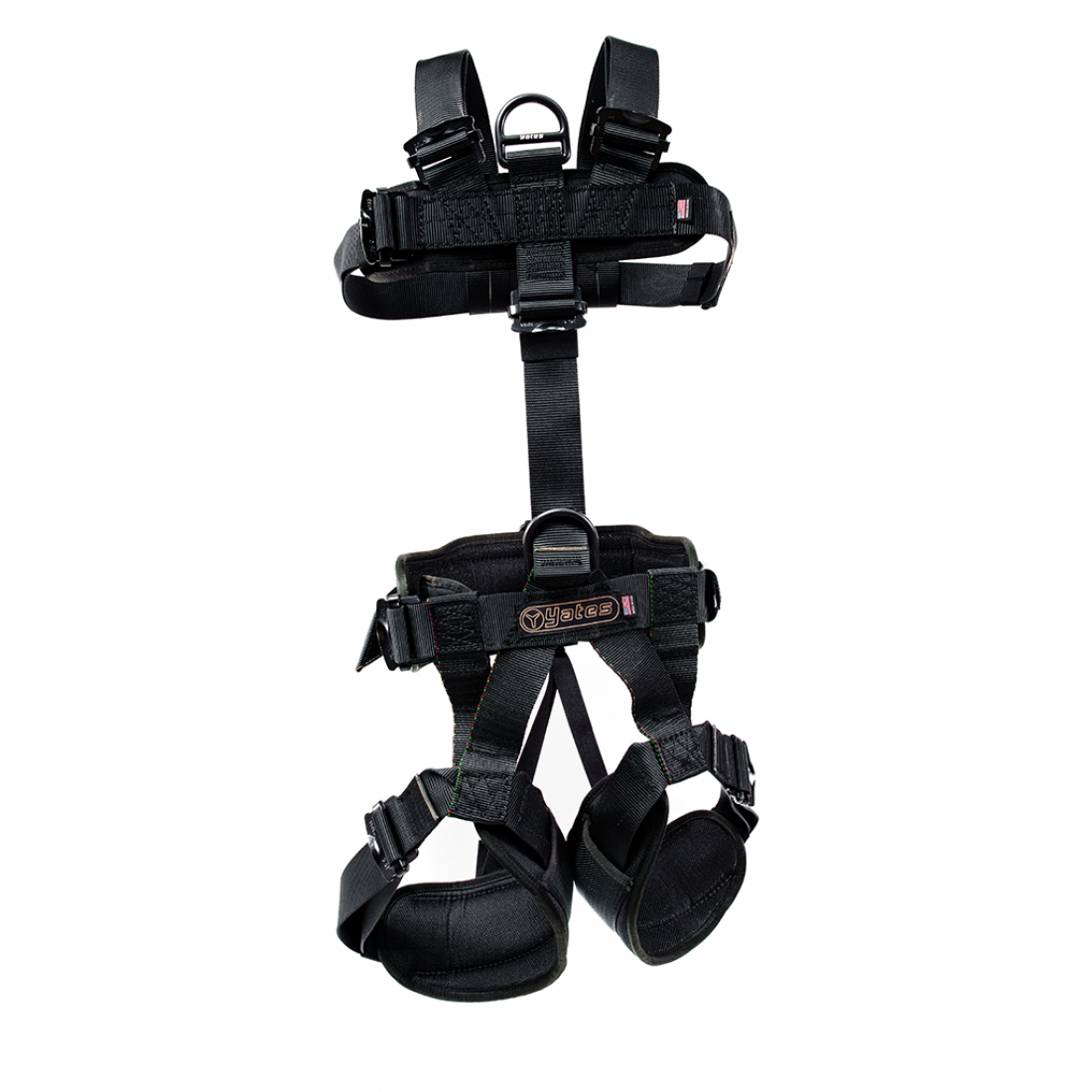 352B Padded Lightweight Assault Full Body Harness with read waist pad D ...