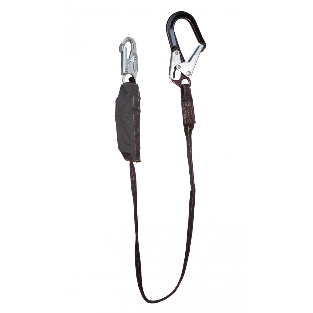 828 Kevlar Tower/Ladder Lanyard w/ Alum Hooks - 12 Ft. FF